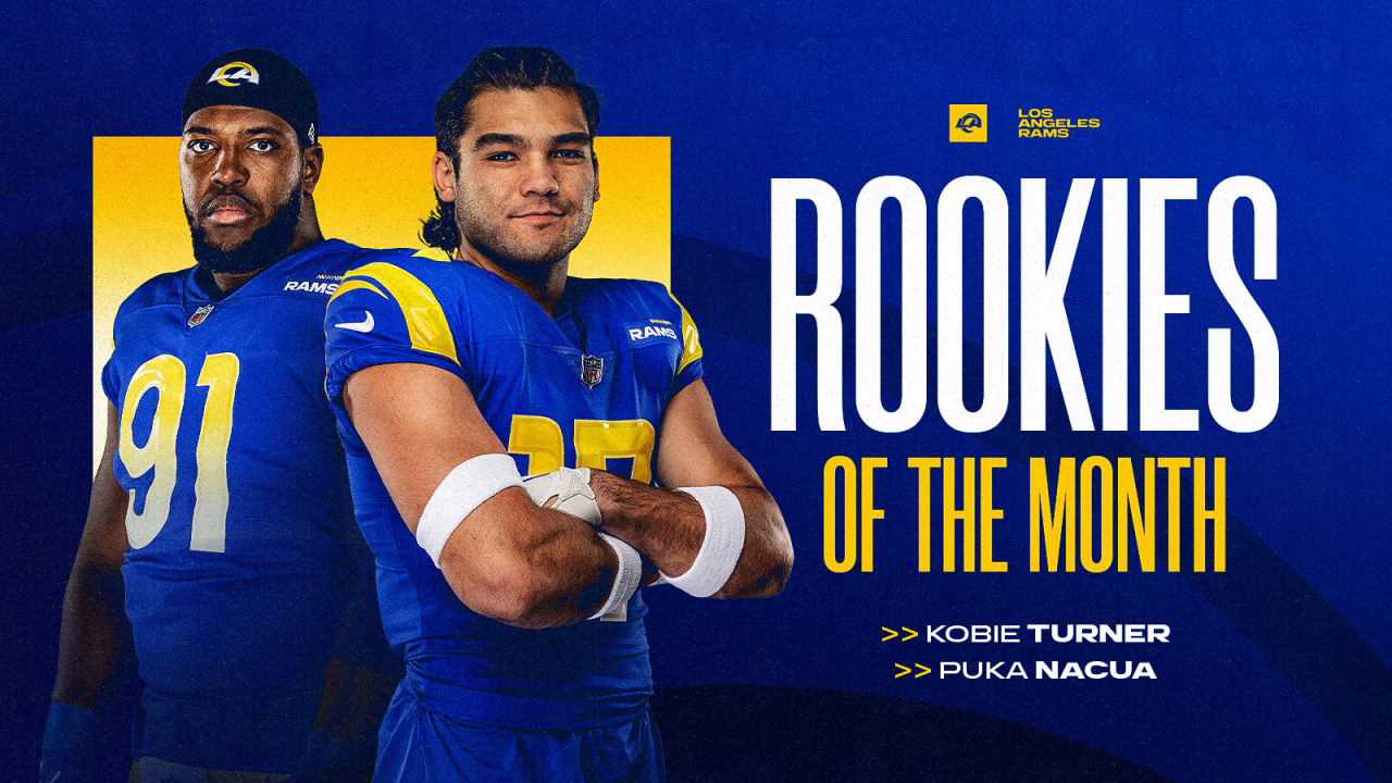 Puka Nacua named NFL Offensive Rookie of the Month and Kobie Turner NFL Defensive Rookie of the ...