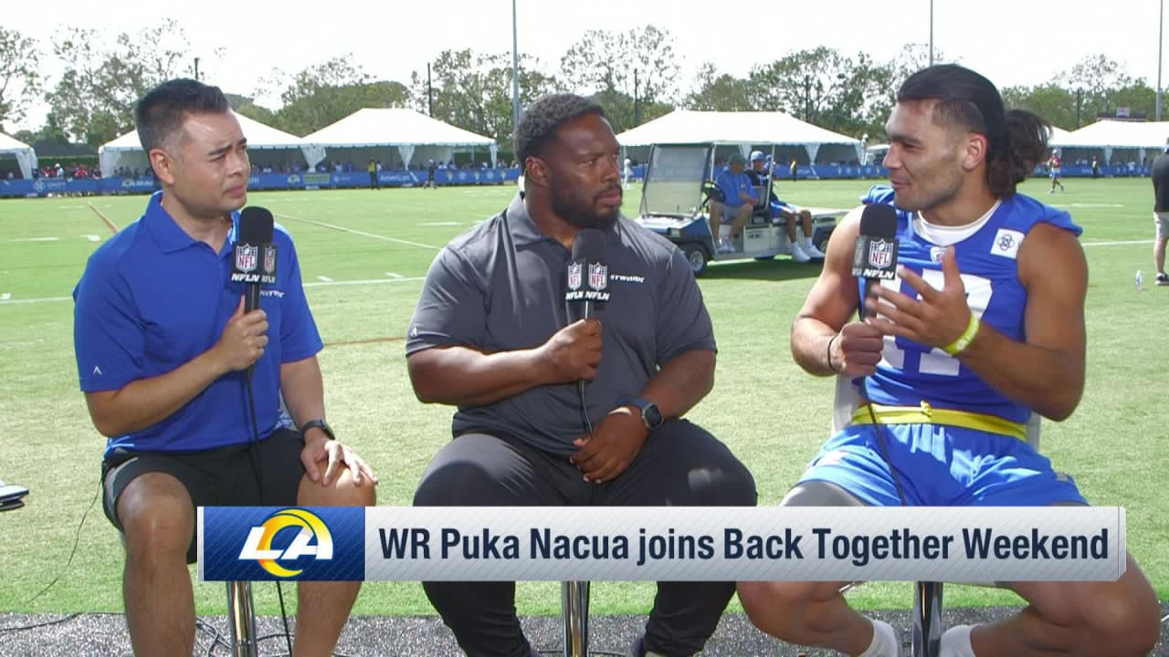 Los Angeles Rams wide receiver Puka Nacua shares what he's looking ...