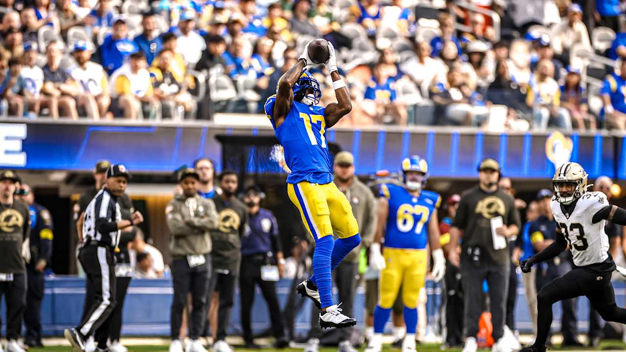 Davante Adams 20-yard catch from Matthew Stafford - Los Angeles Rams ...
