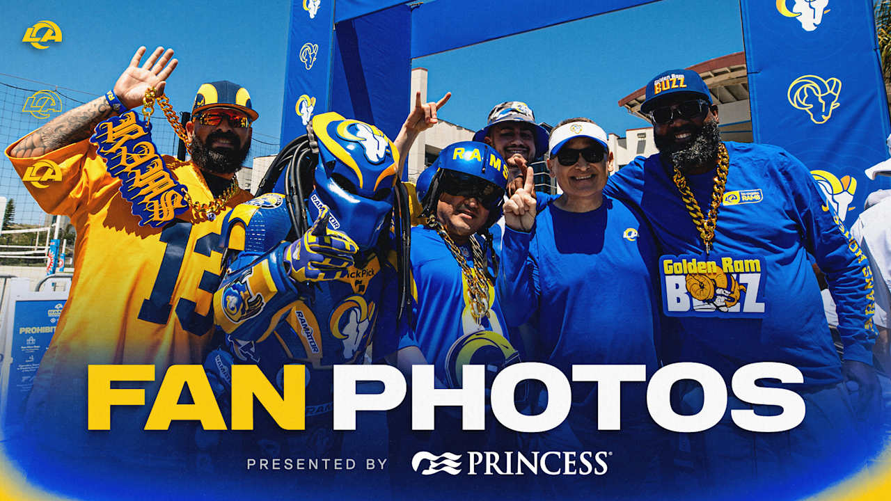 FAN PHOTOS: Rams fans show up and show out at Training Camp for Vamos ...