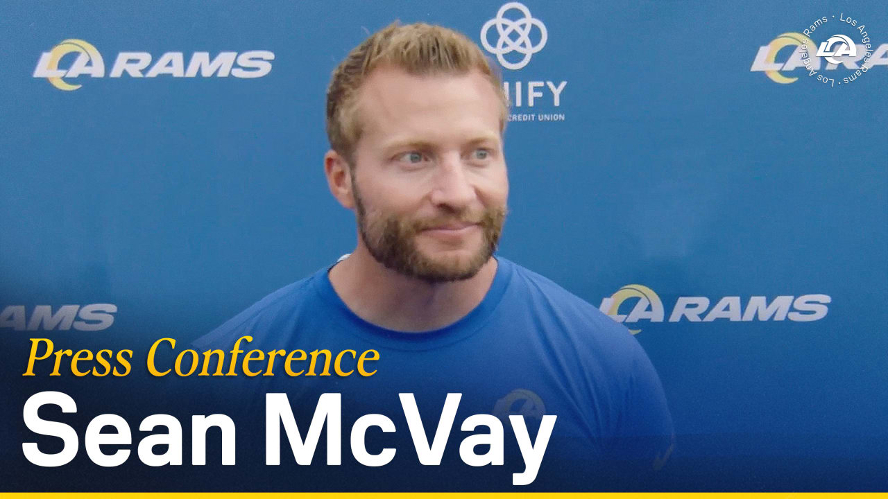Los Angeles Rams Training Camp Press Conference | Head coach Sean McVay ...