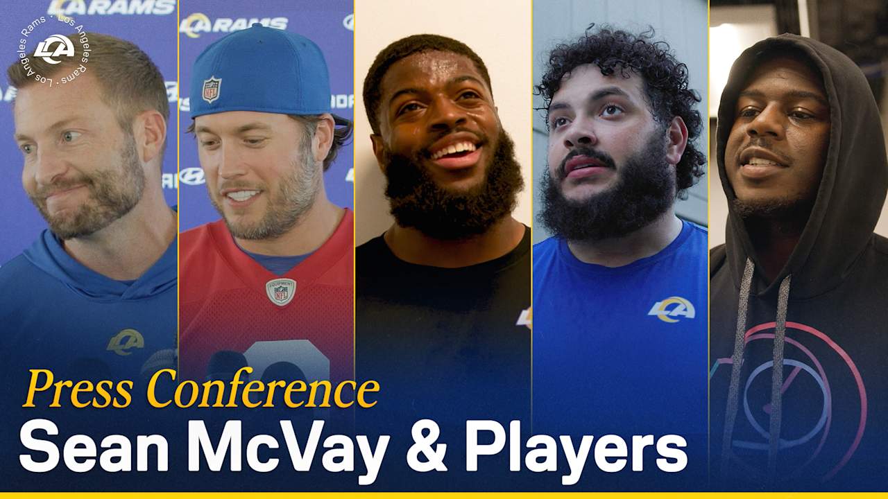 Sean McVay, Matthew Stafford Press Conference | Los Angeles Rams head ...