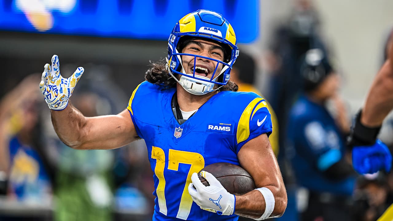 Puka Nacua Rushing Touchdown | Los Angeles Rams Highlights | Week 14 vs. Buffalo Bills at SoFi ...
