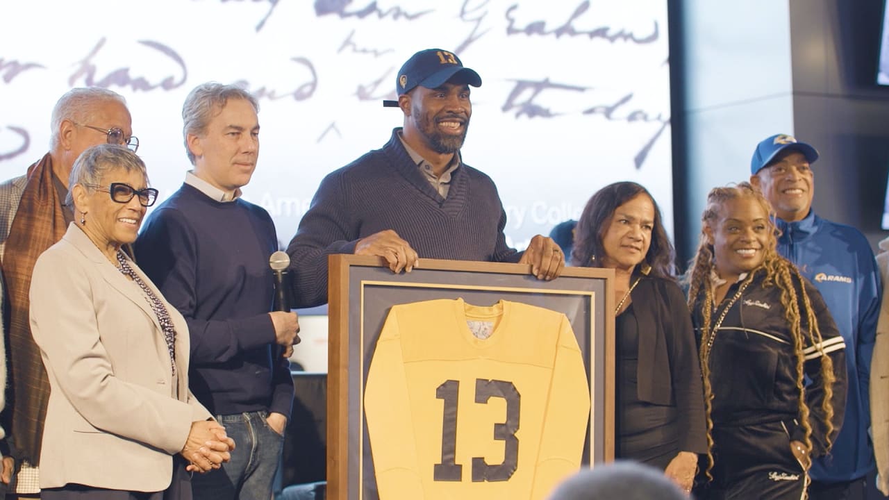 Honoring Kenny Washington & revealing the jersey dedicated to his legacy