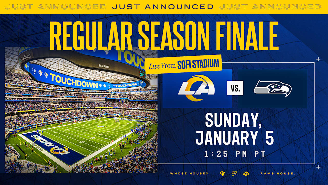 Rams vs. Seahawks Week 18 kickoff time, TV designation set