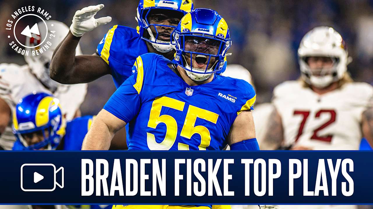 Los Angeles Rams Highlights - rookie defensive end Braden Fiske - top ...
