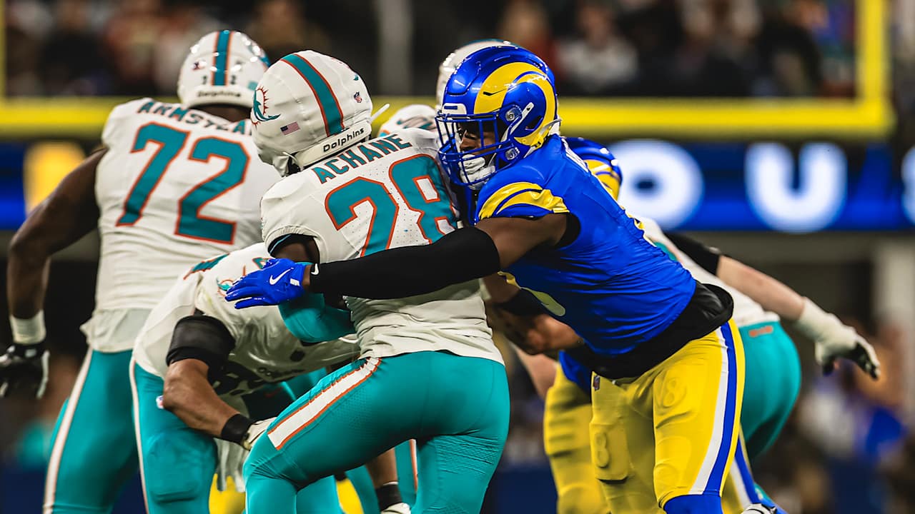 Jared Verse tackle for loss | Los Angeles Rams Highlights | Week 10 vs ...