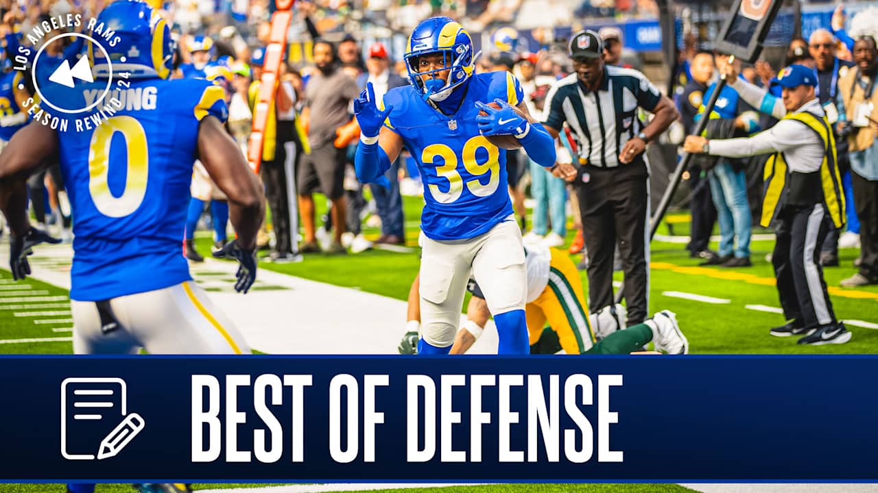 Top 5 defensive plays from Rams' 2024 season: Pick-sixes, sacks and a ...