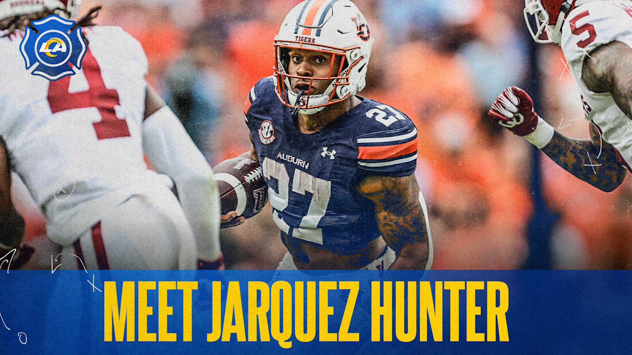 PHOTOS: Meet new Rams RB Jarquez Hunter | 2025 NFL Draft