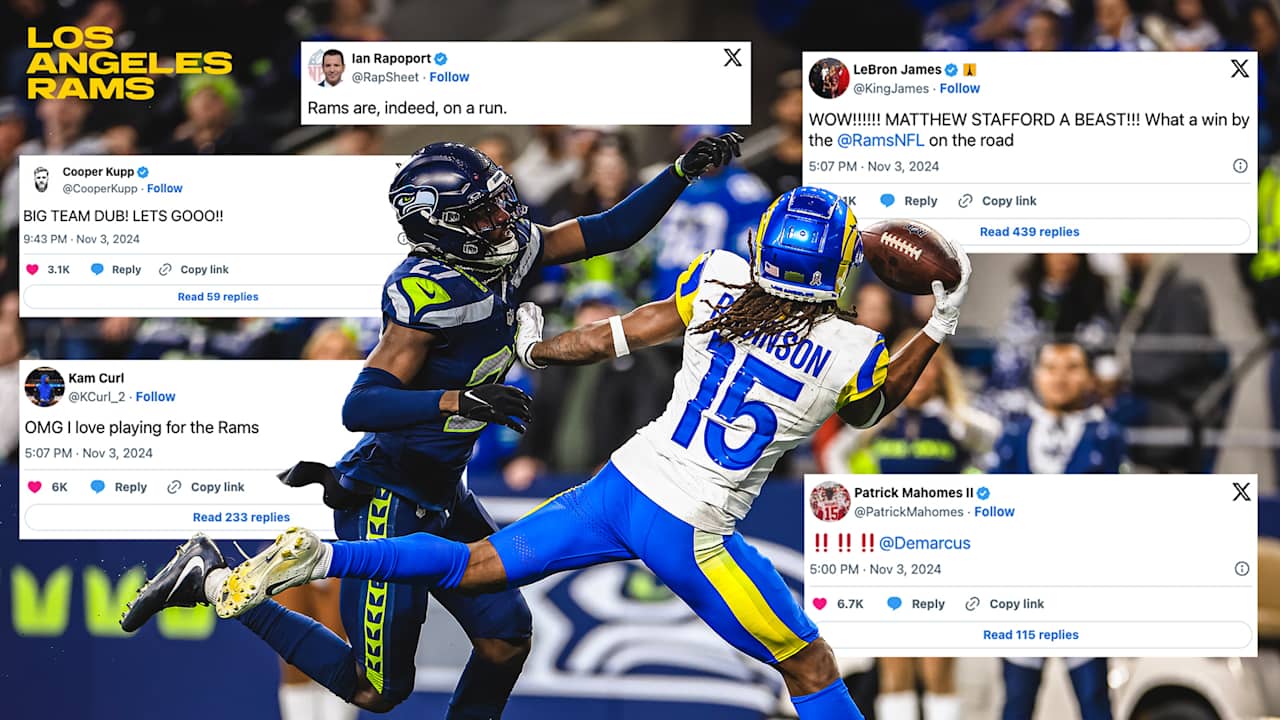 Los Angeles Rams Social Roundup | Social media reacts to Rams' overtime ...