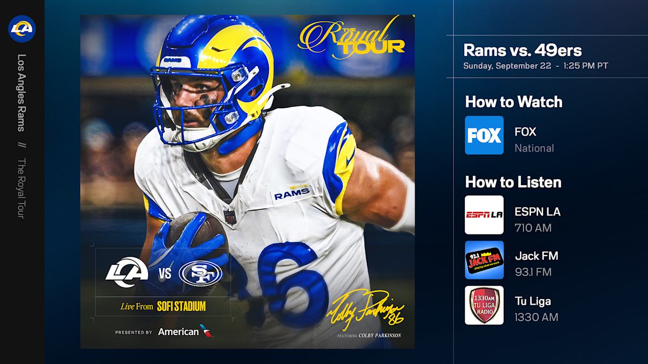 Los Angeles Rams vs San Francisco 49ers: How to watch, listen to and ...