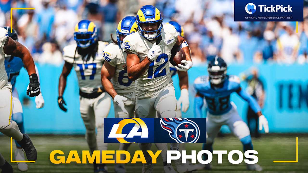GAME PHOTOS: Rams face Tennessee Titans for Week 2 at Nissan Stadium