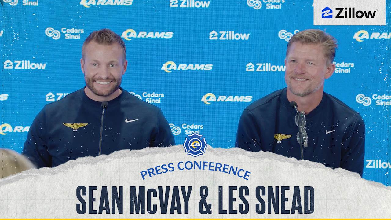 Los Angeles Rams Press Conference - Head coach Sean McVay & general ...