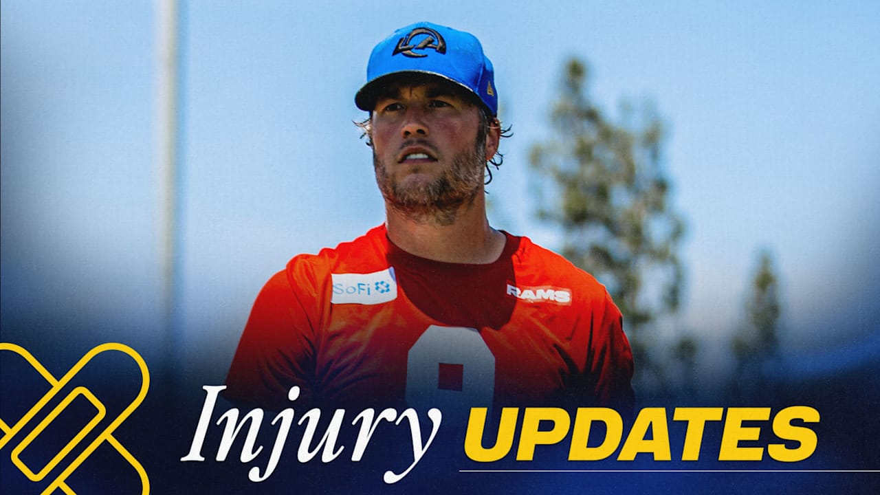 Injury Updates: QB Matthew Stafford to miss first five days of 2025 ...