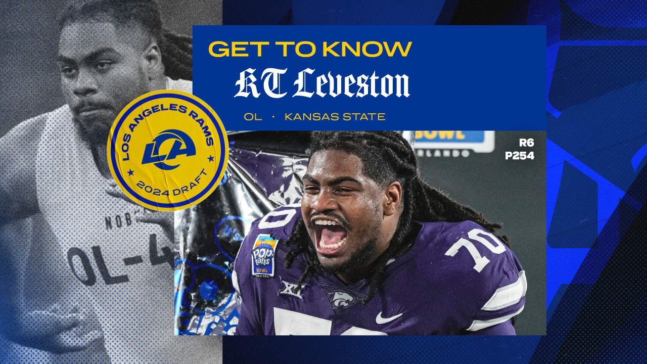 Get to know Kansas State OL KT Leveston | Pick 254