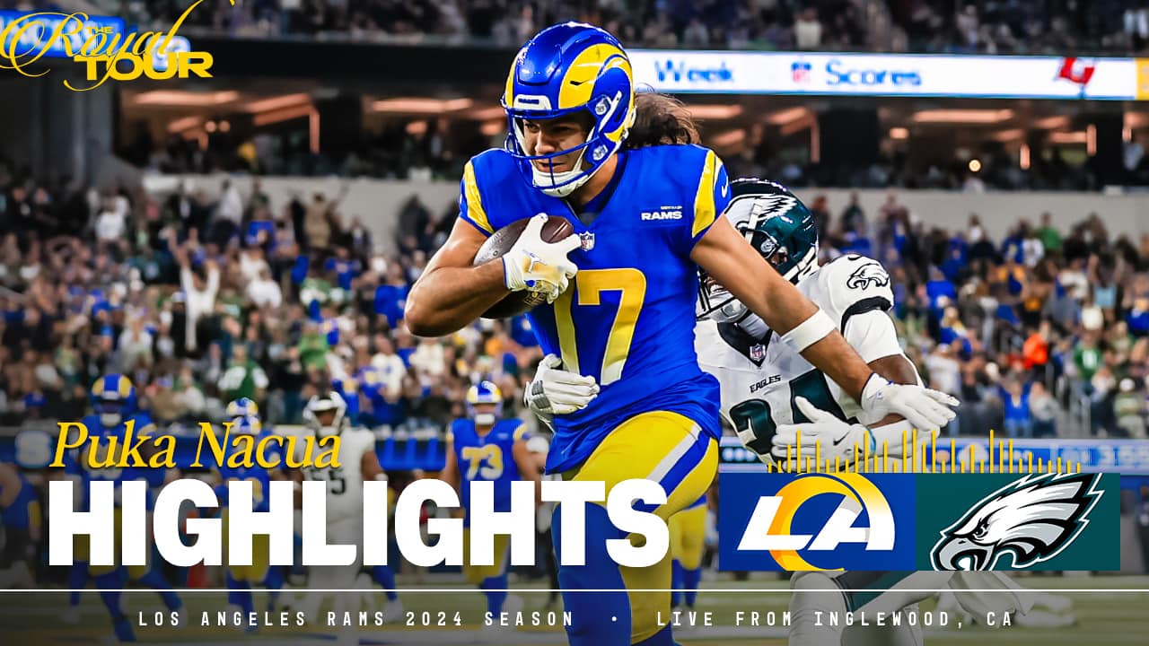 Every Puka Nacua catch from 117-yard game vs. Eagles in Week 12 Sunday ...