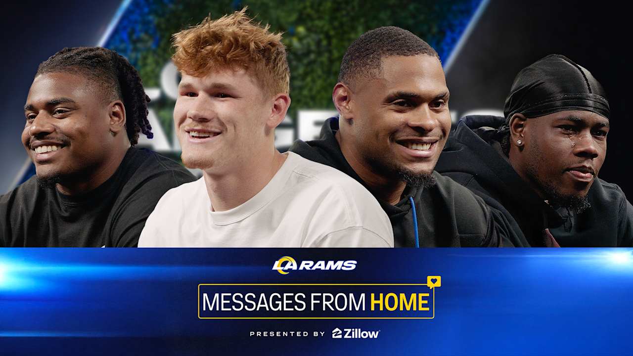 Los Angeles Rams rookies get emotional listening to messages from home ...