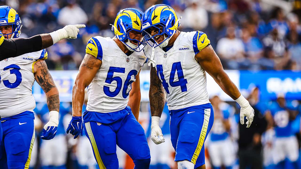 Brennan Jackson sack - Los Angeles Rams preseason week 2 vs. Los ...