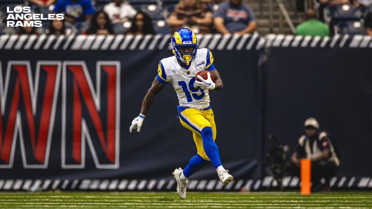 Rams offensive lineman Zach Thomas and wide receiver Xavier Smith ...