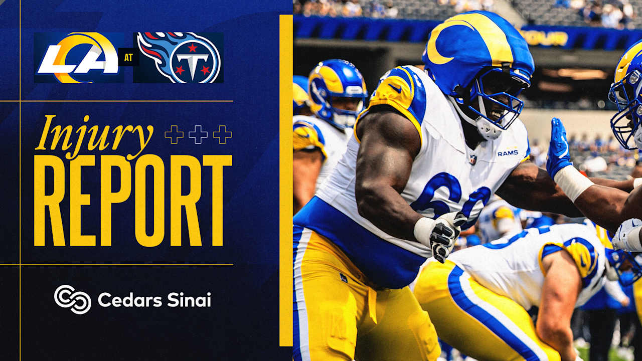 Rams Injury Report, Week 2 at Titans: Kevin Dotson good to go, Steve ...