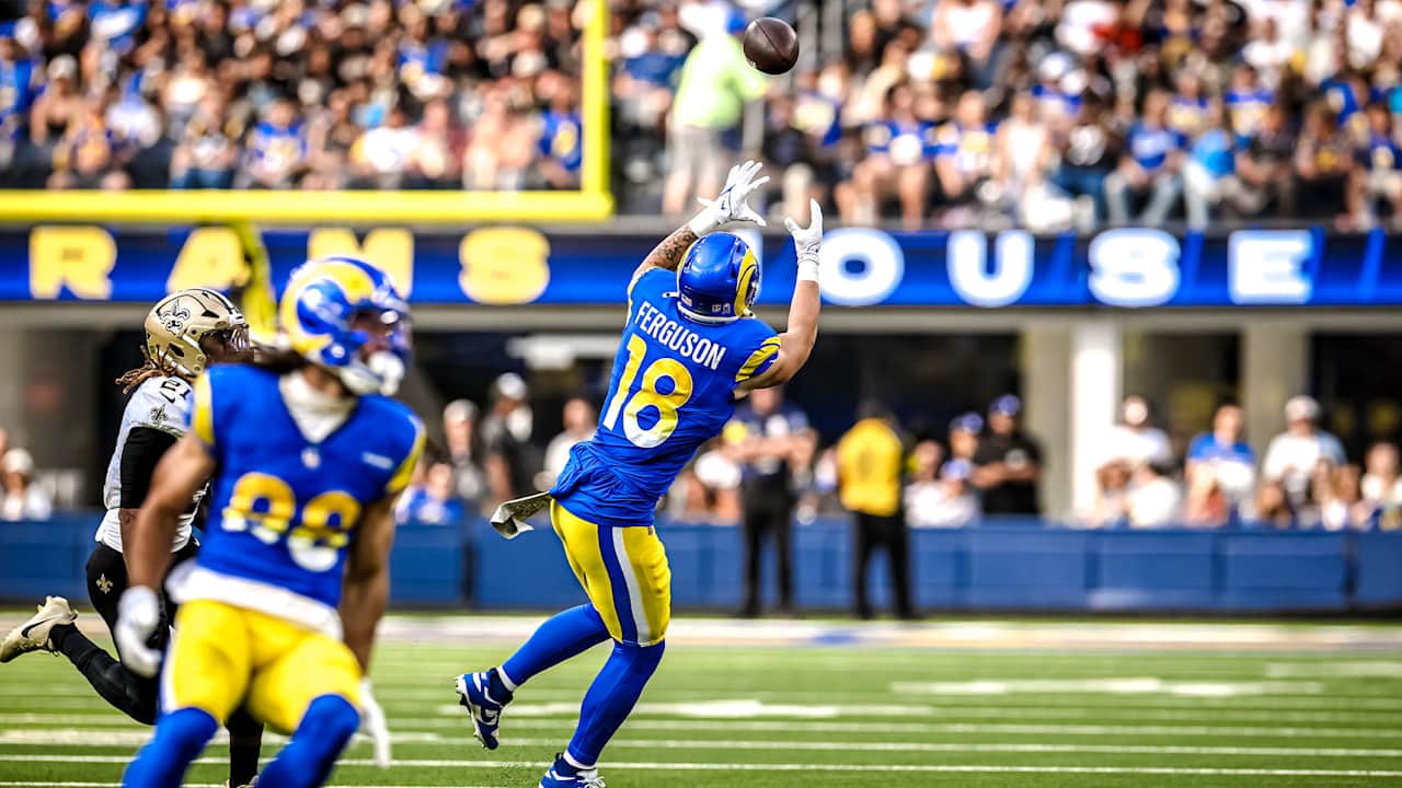 Terrance Ferguson 18-yard catch - Los Angeles Rams Highlights - Week 9 ...