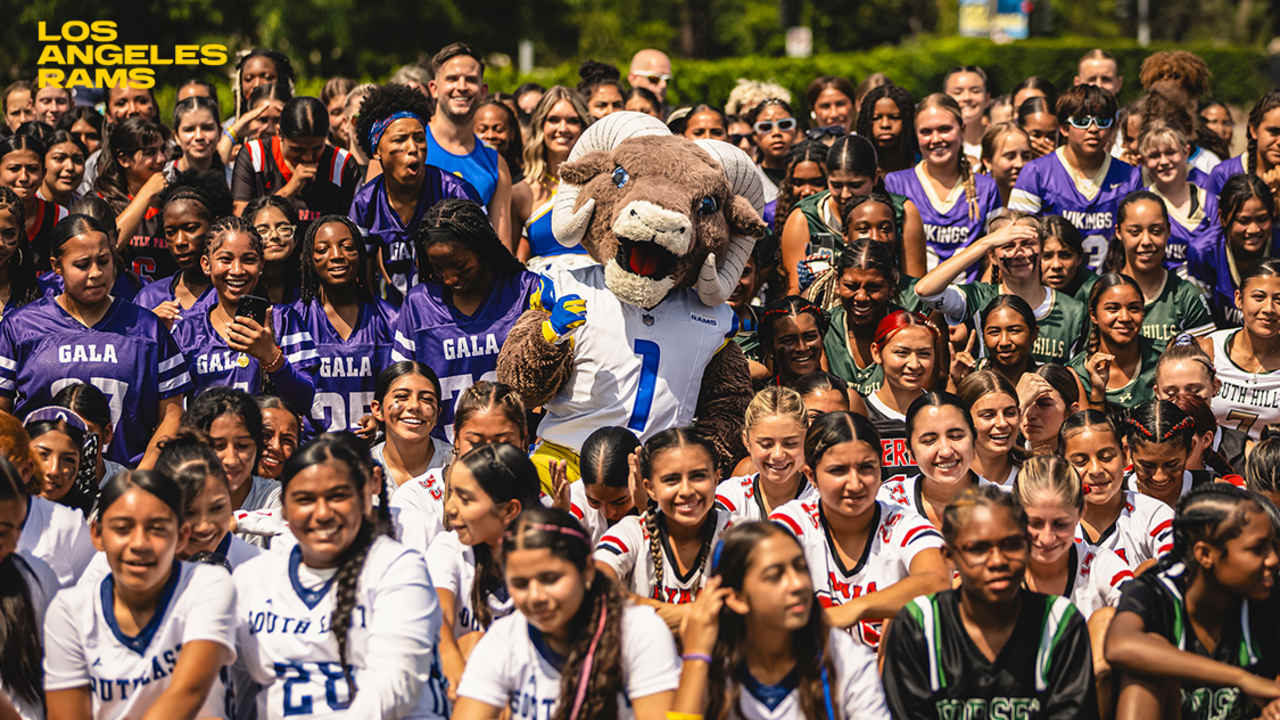 Los Angeles Rams Community | Rams host second annual Girls Flag ...