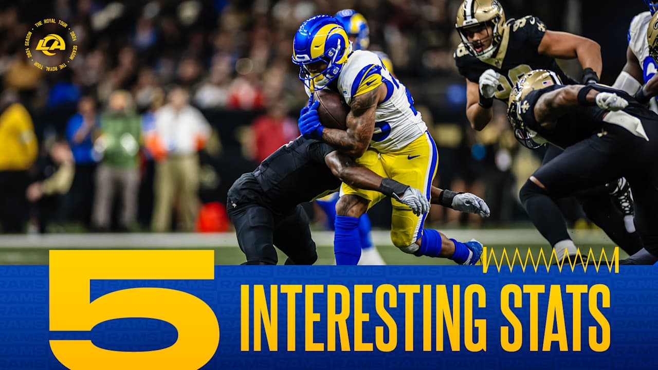 5 interesting stats from Week 13 win over Saints: Rams run wild and ...