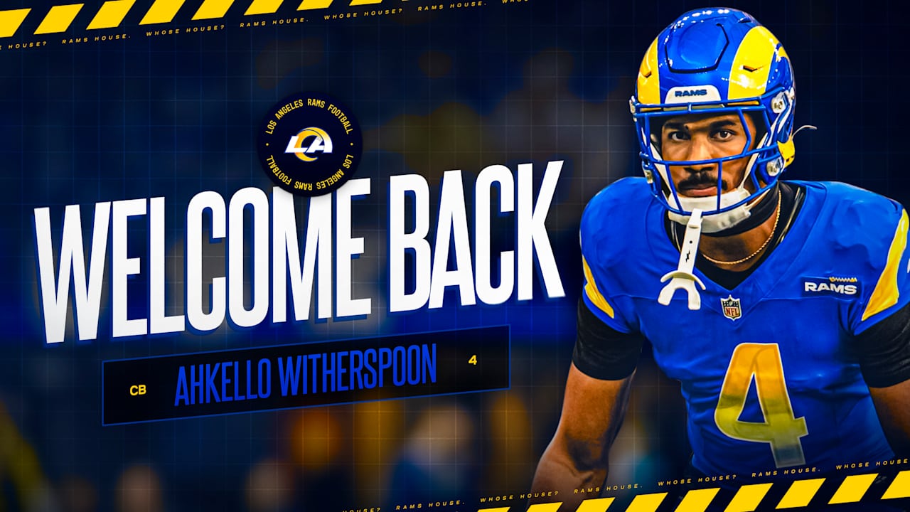 Rams agree to terms with cornerback Ahkello Witherspoon on one-year deal