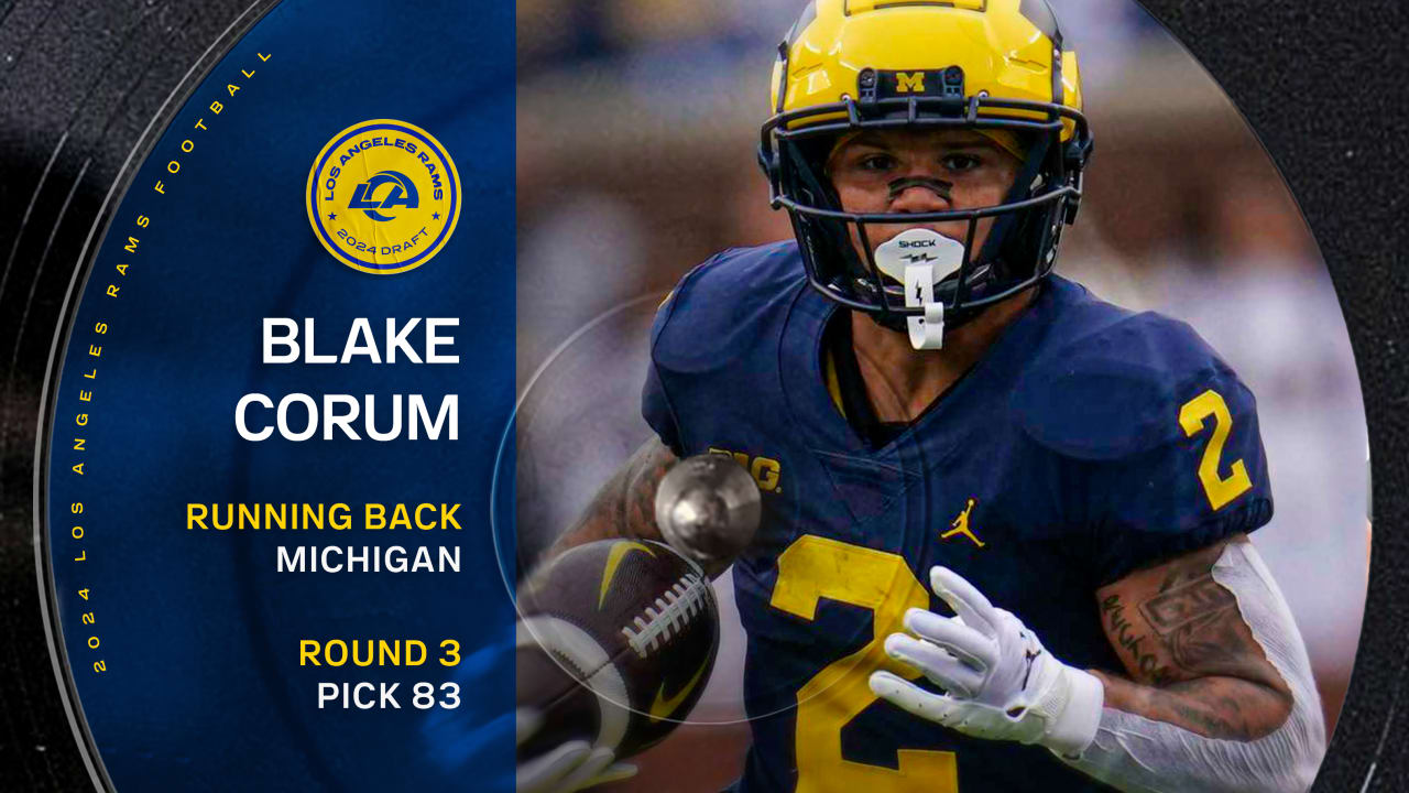 PHOTOS: Meet new Rams RB Blake Corum | 2024 NFL Draft