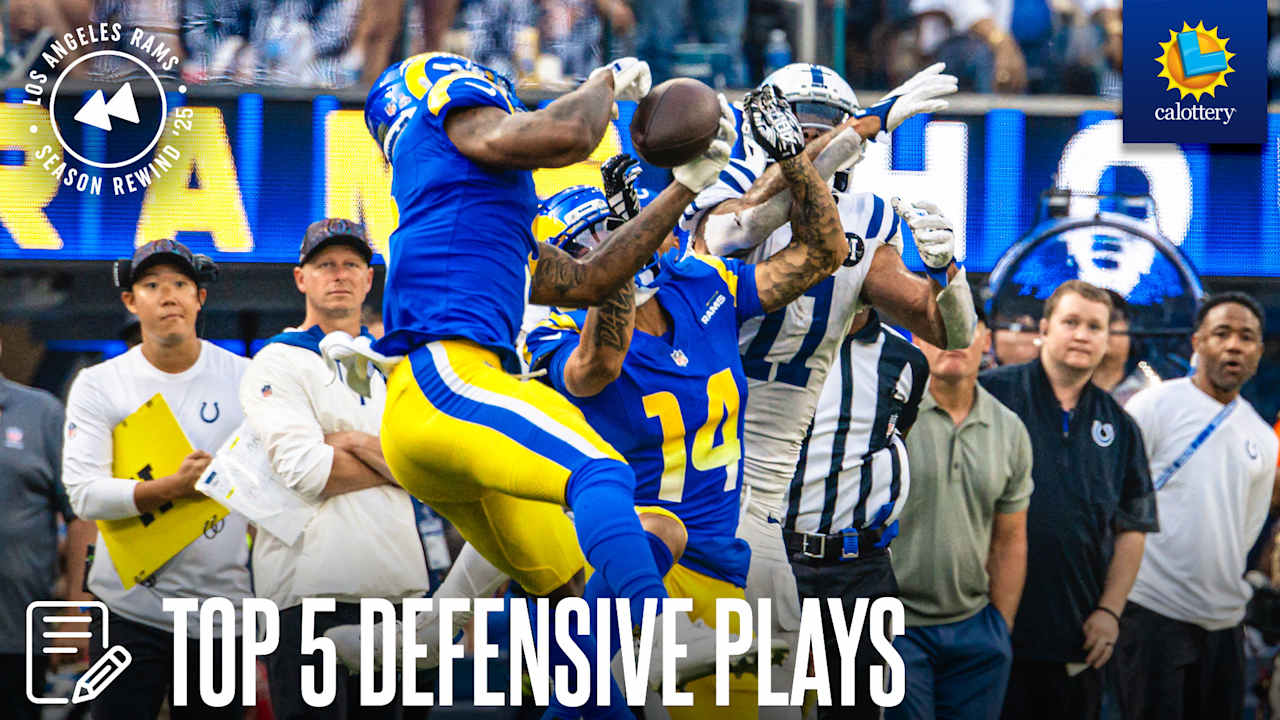 Top 5 defensive plays from Rams' 2025 season
