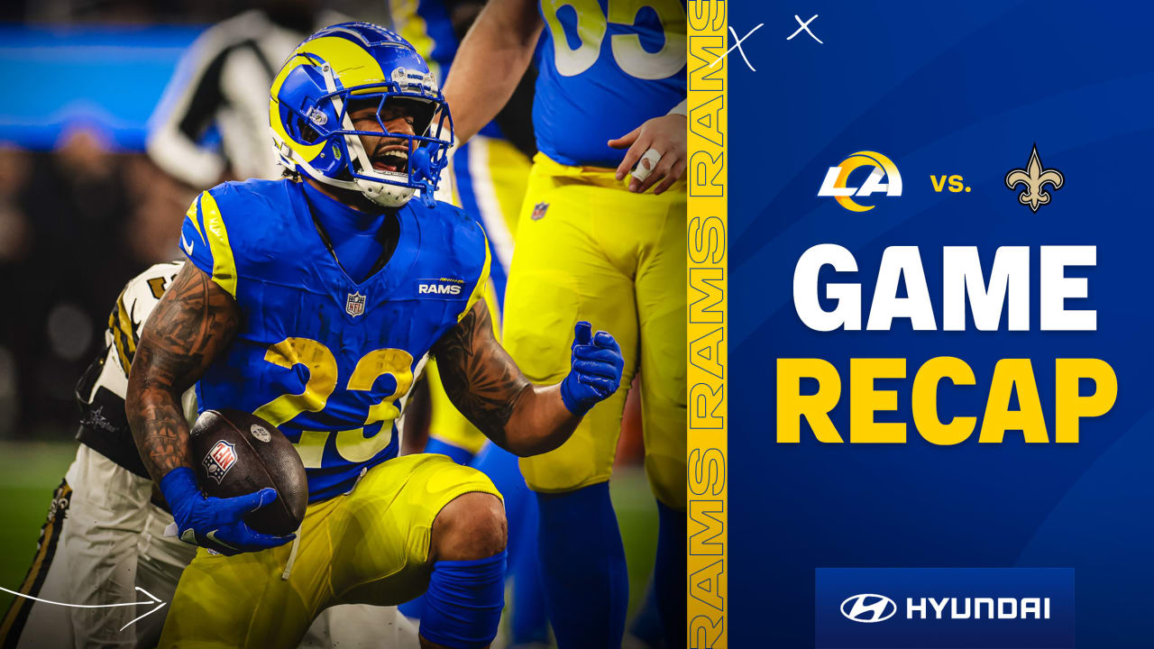 Game Recap: Rams defeat Saints 30-22 on Thursday Night Football