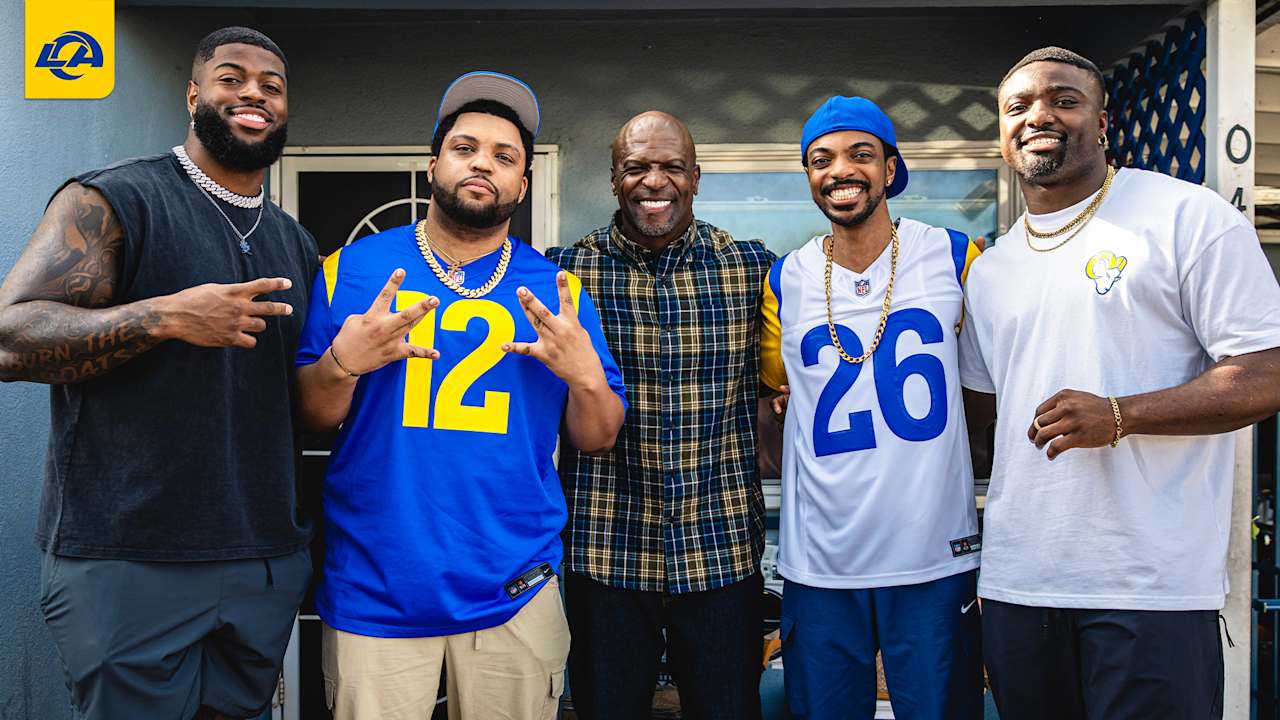 BEHIND THE SCENES PHOTOS: Rams on set for “Thursday” draft video