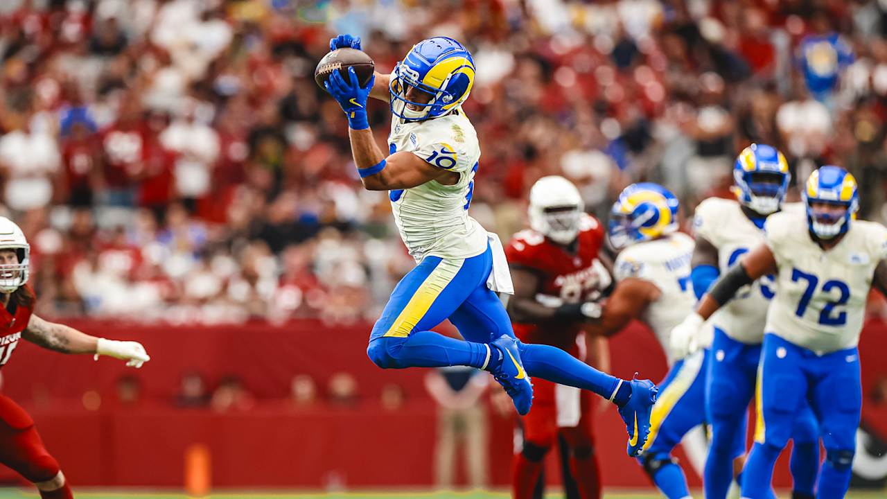 Cooper Kupp 24-yard catch Matthew Stafford side arm | Los Angeles Rams Highlights | Rams wide ...