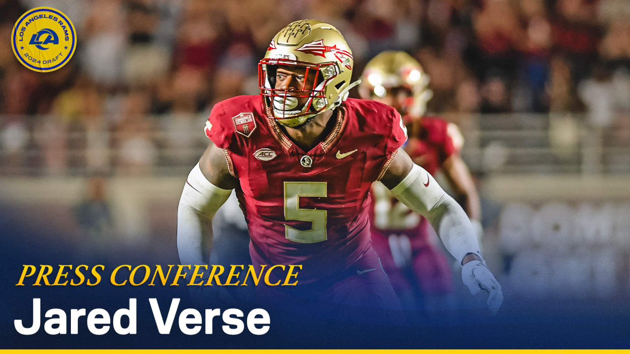 2024 NFL Draft Player Press Conference | Newest Rams DE Jared Verse on ...