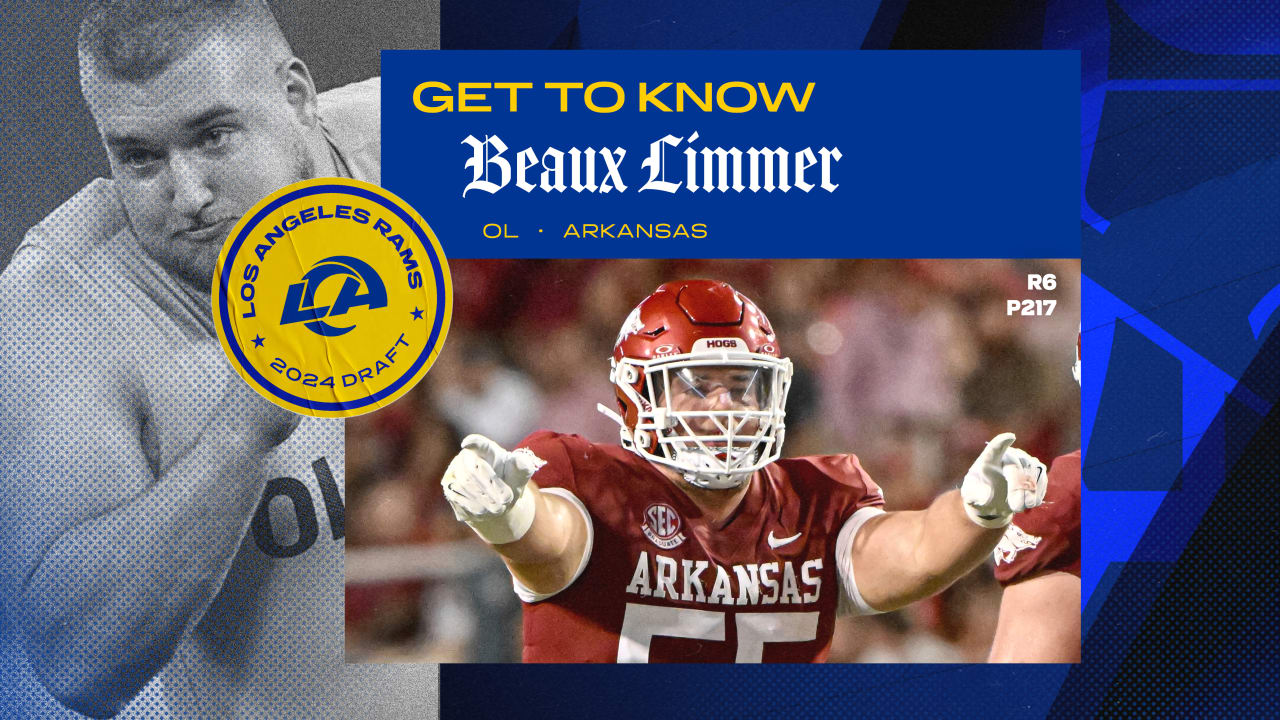 Get to know Arkansas OL Beaux Limmer | Pick 217