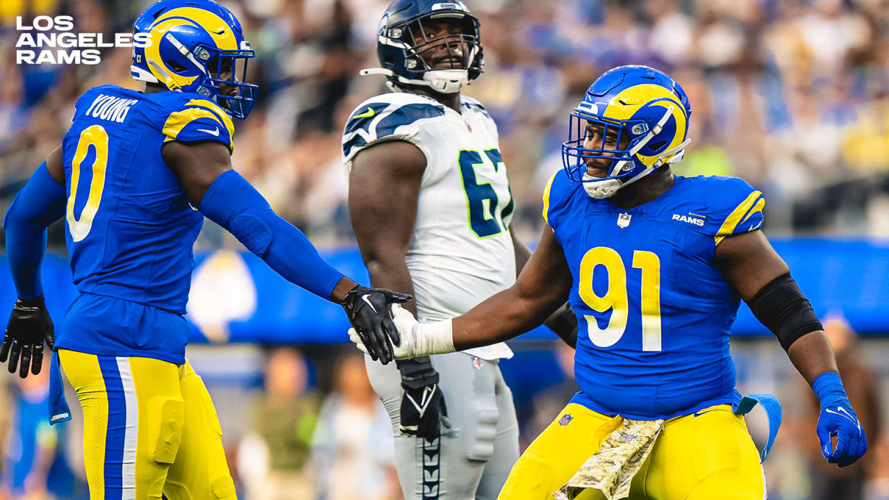 Kobie Turner and Byron Young enjoying chasing NFL rookie lead and Rams ...