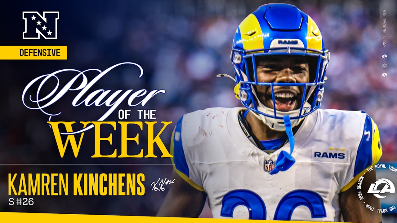 Rams safety Kam Kinchens named NFC Defensive Player of the Week for Week 11