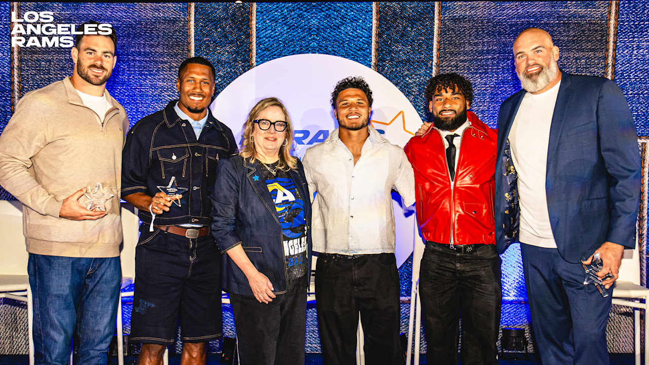 Blake Corum, Tyler Higbee, Quentin Lake & Kyren Williams serve as ...