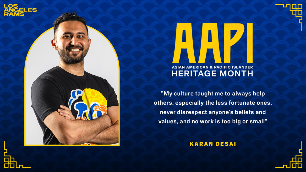 Rams AAPI Heritage Month Staff Showcase: Karan Desai on how being born ...