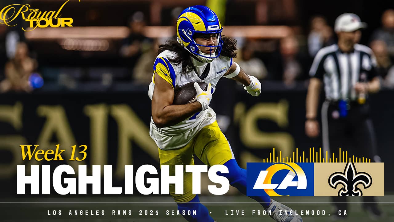 Rams top plays in Week 13 win over Saints | Kyren Williams' 113-yard ...