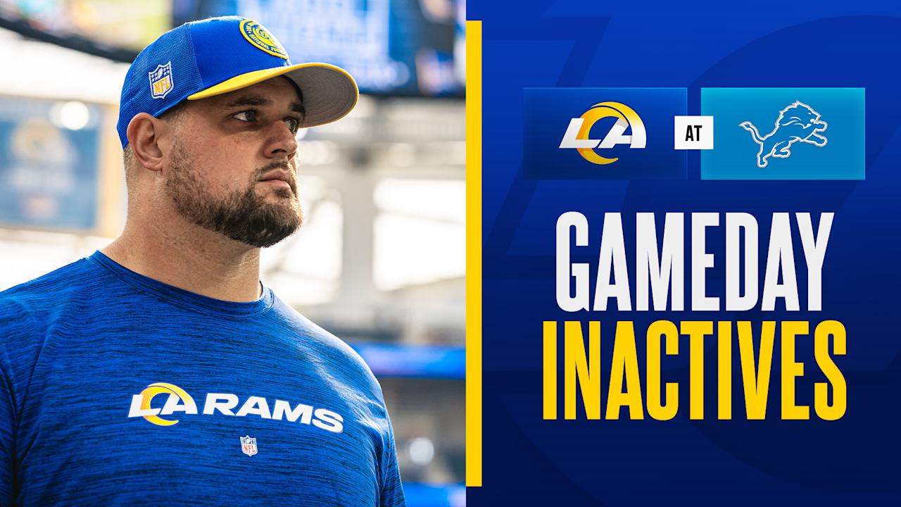 Rams offensive lineman Rob Havenstein inactive for Week 1 at Lions