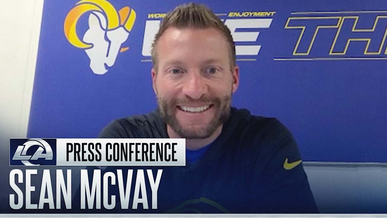 Los Angeles Rams head coach Sean McVay on rivalry with the Seattle ...