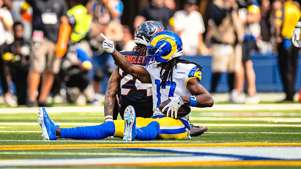 Davante Adams 15-yard catch | Los Angeles Rams Highlights - Week 1 vs. Houston Texans at SoFi ...