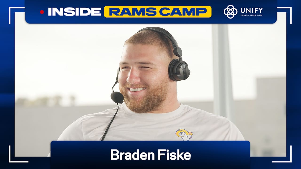 Braden Fiske Inside Rams Camp - Defensive end Braden Fiske talks rehab ...