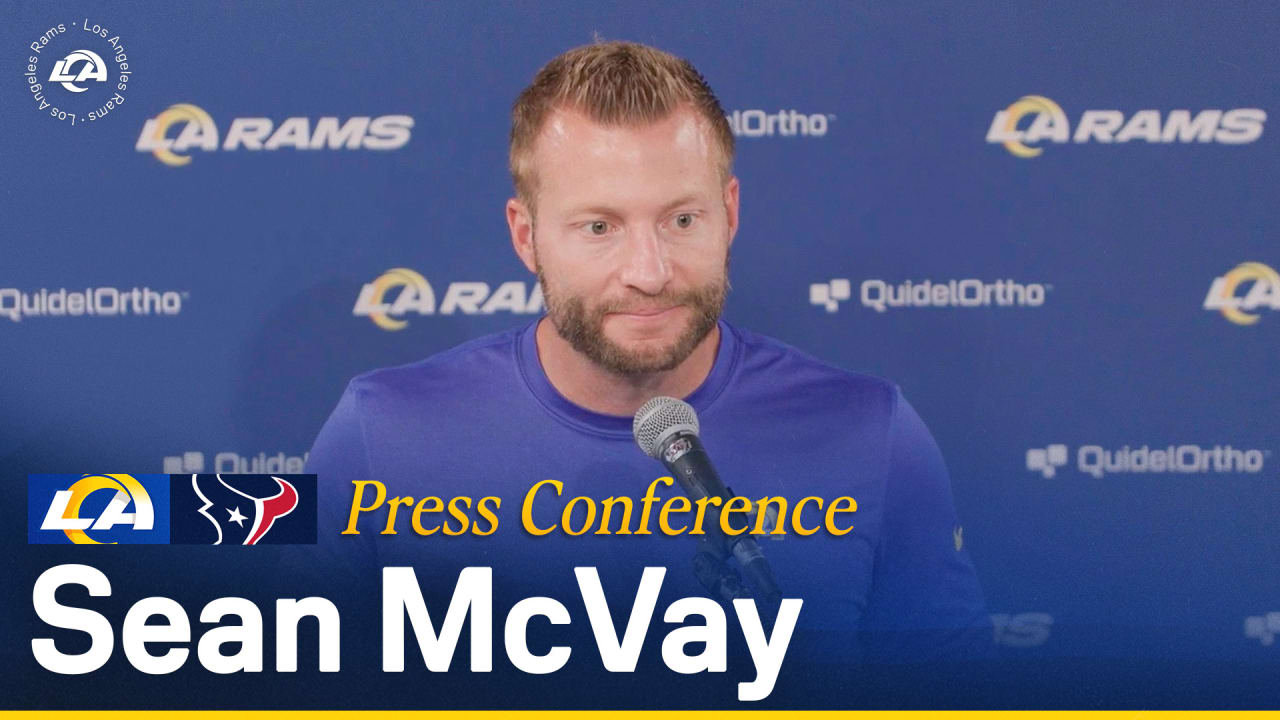 Los Angeles Rams Postgame Press Conference | Head coach Sean McVay on ...