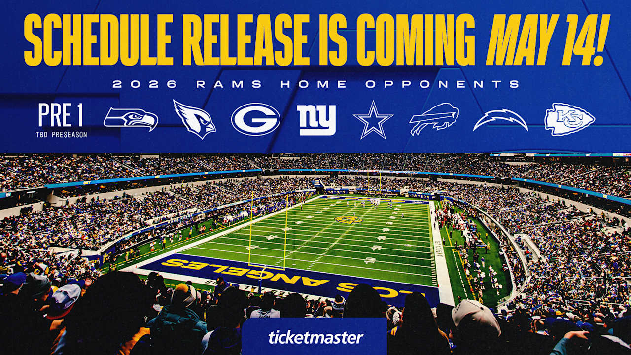 NFL Schedule is coming May 14