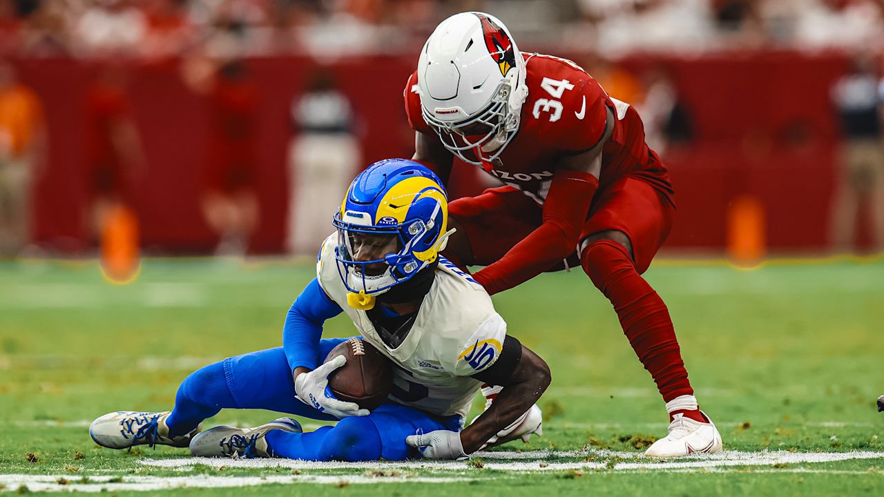 Tutu Atwell 22-yard reception Matthew Stafford | Los Angeles Rams ...