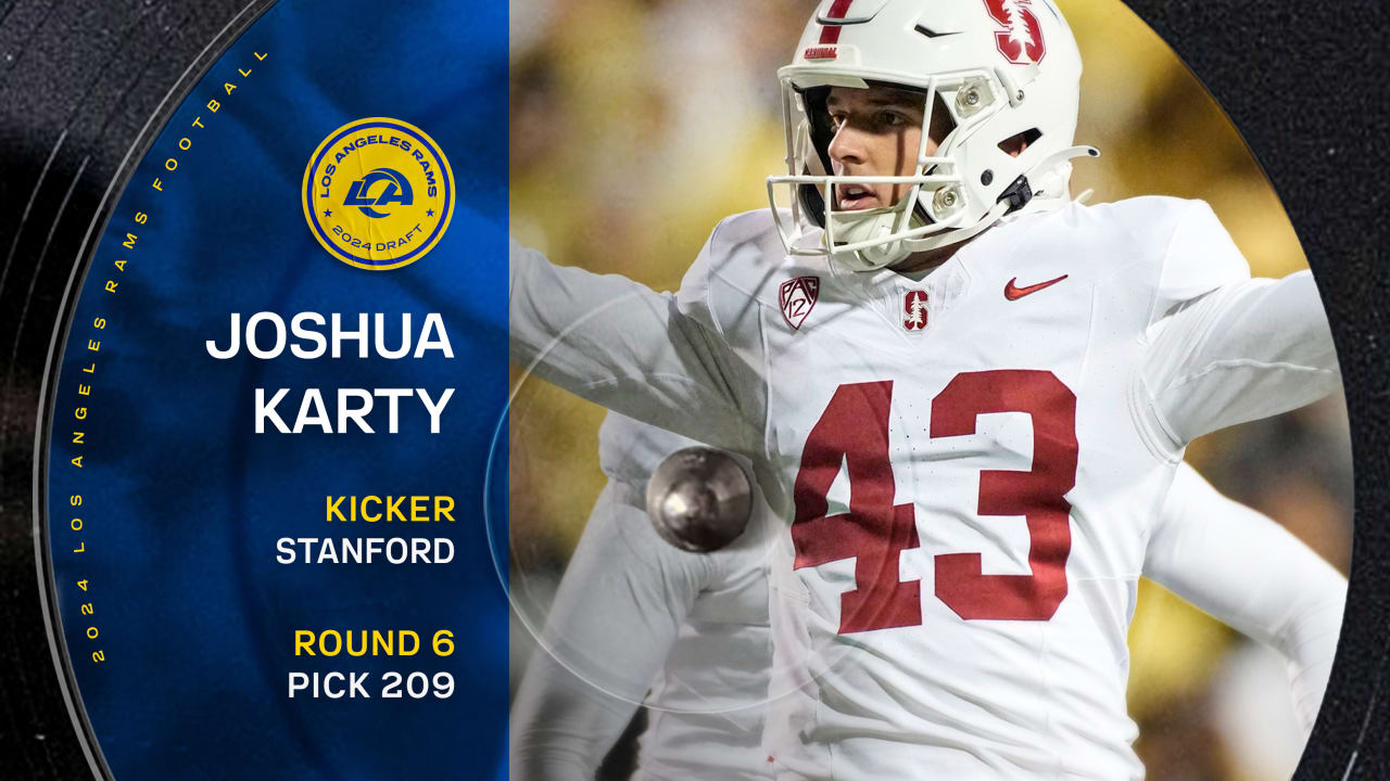 PHOTOS: Meet new Rams K Joshua Karty | 2024 NFL Draft
