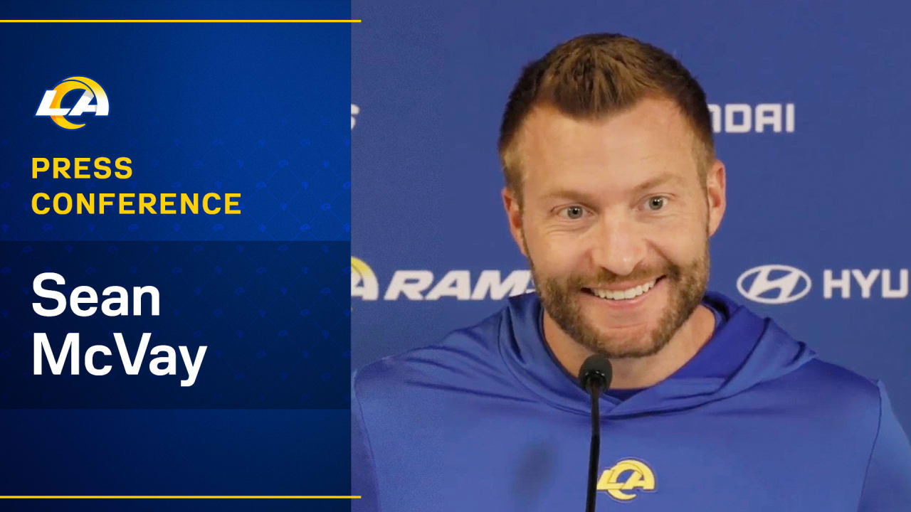 Rams head coach Sean McVay talks preparing for two games in five days ...