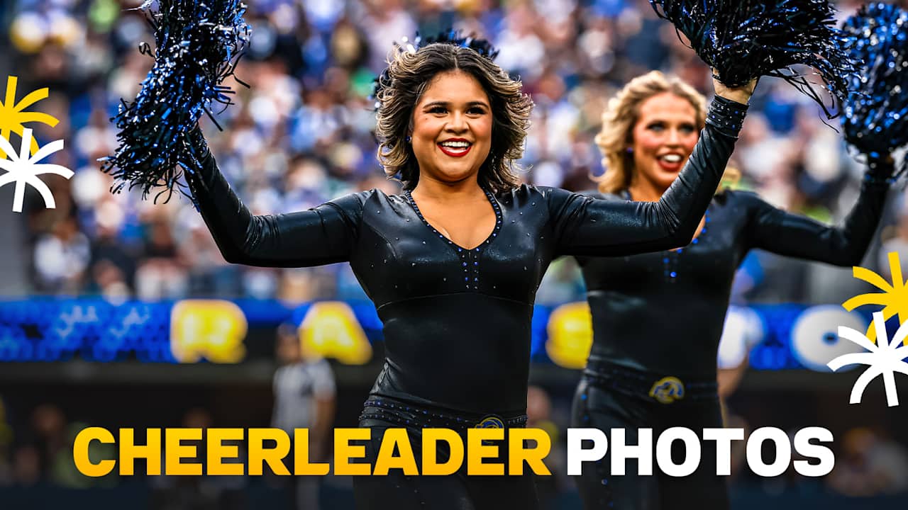 CHEER PHOTOS: Rams cheerleaders energize fans at SoFi Stadium in their ...